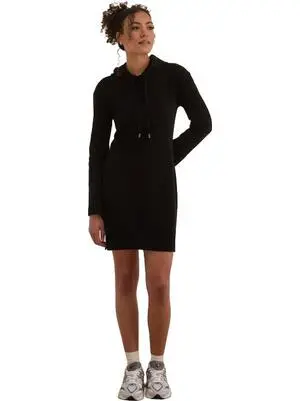 KADA Sweater Hoodie Mini Dress - Ink