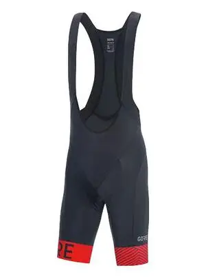 GOREWEAR C5 Optiline Bib Shorts - Black/red