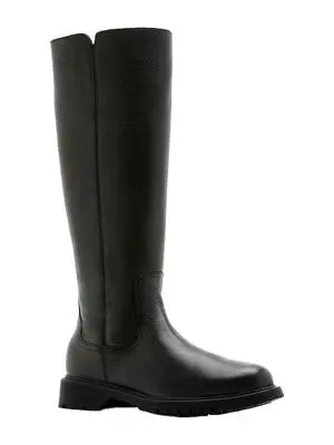 La Canadienne Harry Knee High Boots - Black Pebble