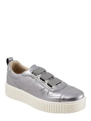 Trotters Bliss Platform Sneaker - Pewter