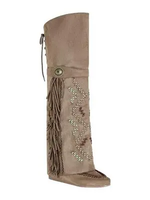 AZALEA WANG Edmund Over-the-knee Boots - Brown