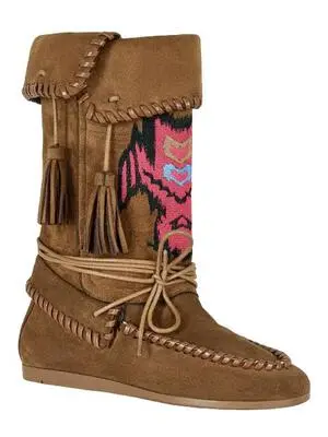AZALEA WANG Boots - Chestnut