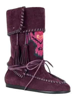 AZALEA WANG Boots - Plum