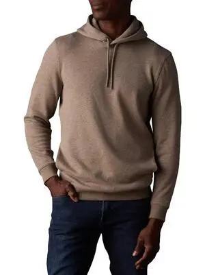 THE NORMAL BRAND Stretch Fleece Pullover Hoodie - Dark Taupe