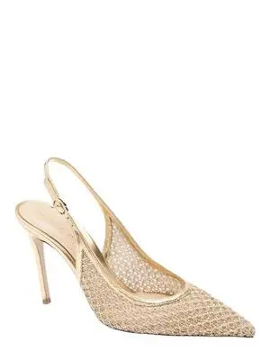 GIANVITO ROSSI Pointy Toe Slingback Sandal - Mekong