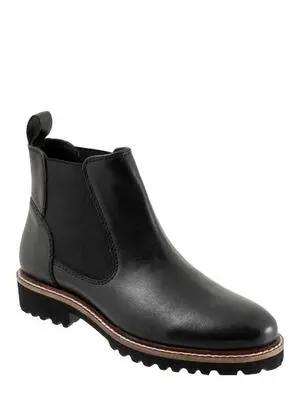 Softwalk Indy Chelsea Boot - Black Smooth