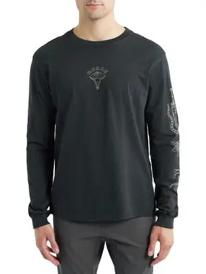 ROARK Gaucho Icons Long Sleeve Graphic T-shirt - Black
