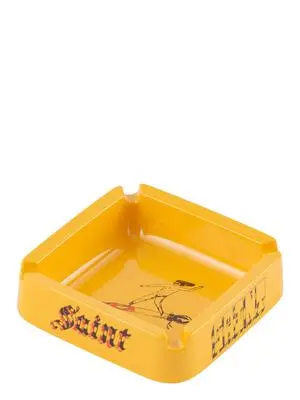 SAINT MXXXXXX X Alexis Ross Drawing Ashtray - Yellow