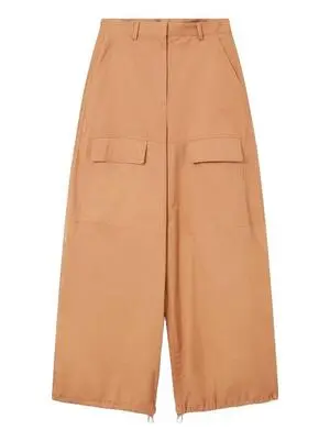 Stella McCartney Wide-leg Cargo Trousers - Brown