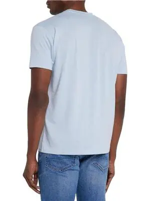 TOM FORD Apos;s Lyocell-cotton Crewneck T-shirt - Light Blue