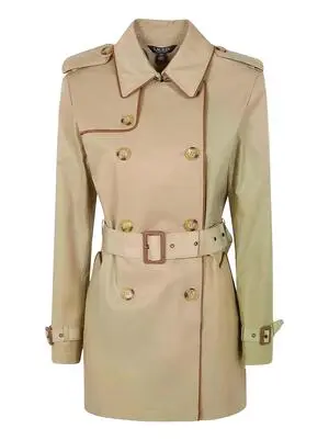 RALPH LAUREN Belted Double-Breasted Coat