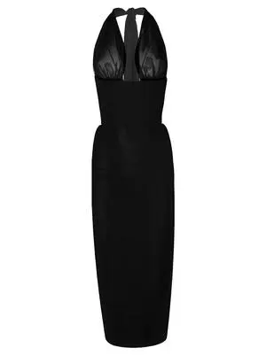 VESTIAIRE D'UN OISEAU LIBRE Dynamic Midi Dress - Black