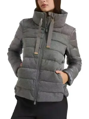 SAVE THE DUCK Panelled Padded Jacket - Grey