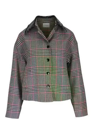 Akris Plaid Jacket - Black