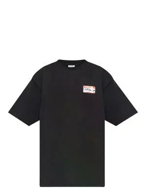 Vetements My Name Is T-shirt - Black