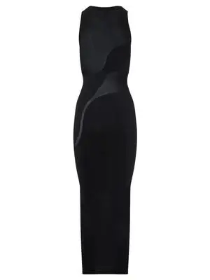 Wolford Sheer Panel Maxi Dress - Black