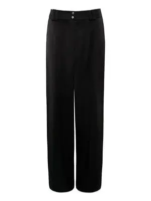 VESTIAIRE D'UN OISEAU LIBRE Low-waist Trousers - Black