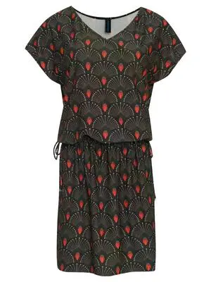 LYGIA & NANNY Graphic-print Mini Dress - Black