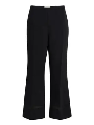 Khaite Wallace Flared Trousers - Black