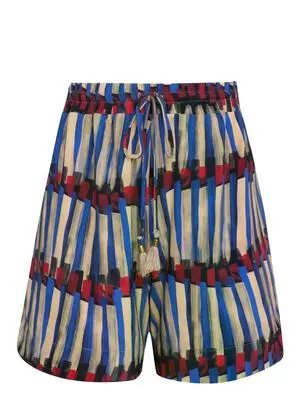 LYGIA & NANNY Striped Cannes Shorts - Blue