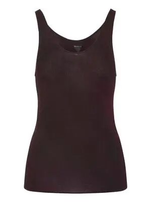 THE FRANKIE SHOP Textured Vest Top - Brown