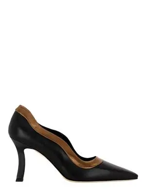 MANOLO BLAHNIK Trimmed Pointed Toe Pumps