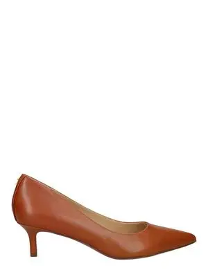 Ralph Lauren Pointed Leather Pumps - Brown