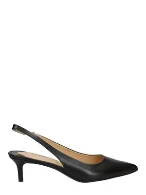 Ralph Lauren Point-toe Slingback Pumps - Black