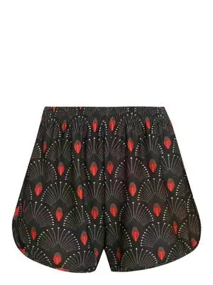 LYGIA & NANNY Lee Pattern Shorts - Black
