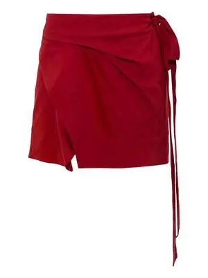 Isabel Marant Berenice Wrap Skirt - Red