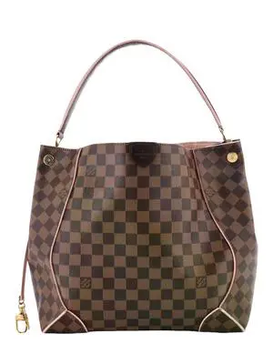 LOUIS VUITTON Caissa Damier Hobo Bag - Brown