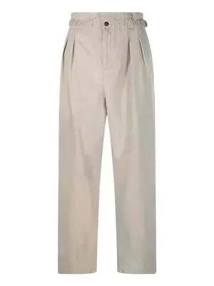 MARANT ETOILE Pleated Trousers - Neutrals
