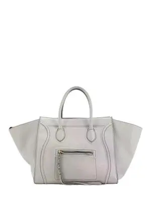 Celine Phantom Grainy Leather Medium Tote Bag - Grey