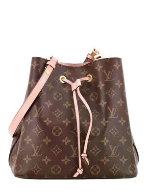 LOUIS VUITTON Néonoé Mm Bucket Bag Monogram Canvas - Brown