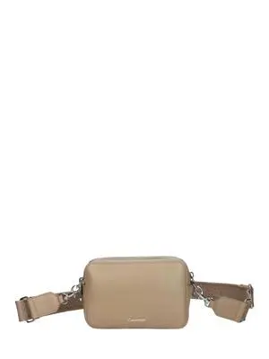 Calvin Klein Embossed Logo Crossbody Bag - Neutrals