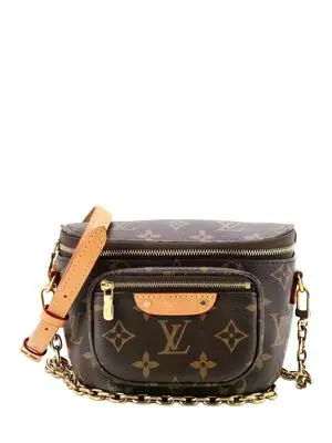 LOUIS VUITTON Bum Bag Monogram Canvas Mini - Brown