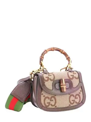 Gucci Bamboo 1947 Mini Crossbody Bag - Brown