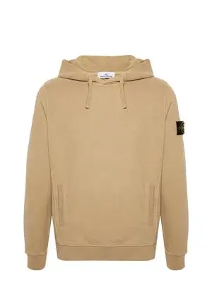 Stone Island Sweatshirt With Logo - Beige