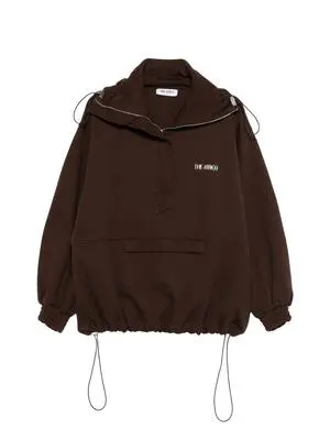 Attico Logo Cotton Sweatshirt - Brown