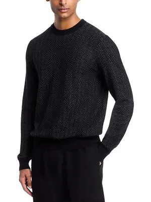 BOSS Habito Crewneck Sweater - Black