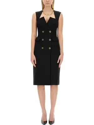 Moschino Crepe Dress - Black