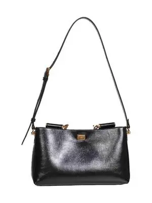 Dolce & Gabbana Vittoria Leather Handbag - Black