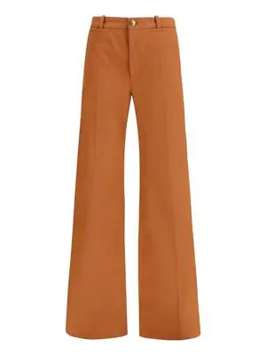 CHLOÉ Canvas Wide Leg Trousers