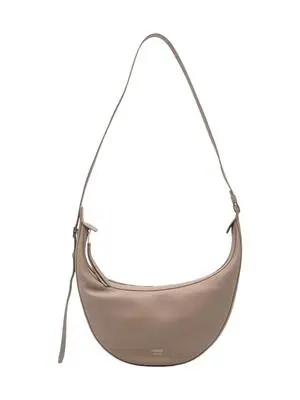 Khaite Augustina Small Leather Crossbody Bag - Marrone Chiaro