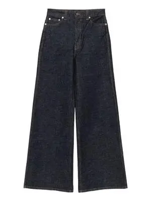 Khaite Dane Wide Leg Jeans - Blue