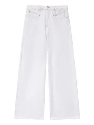 Isabel Marant Lemony Denim Jeans - White