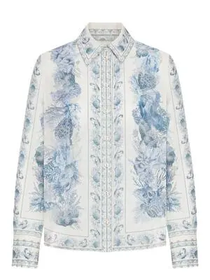 Zimmermann Wanderlust Cotton Shirt - White