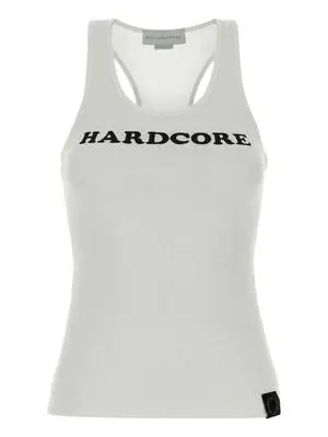 Stella McCartney Hardcore Slogan Tank Top - White