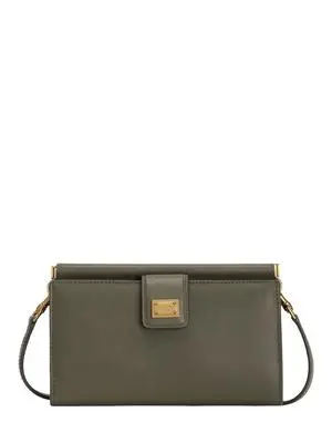 Dolce & Gabbana Leather Phone Bag - Green