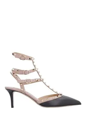 Valentino Garavani Rockstud Leather Pumps - Black